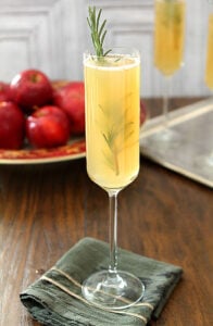 Apple Cider Bellini Cocktail - Creative Culinary