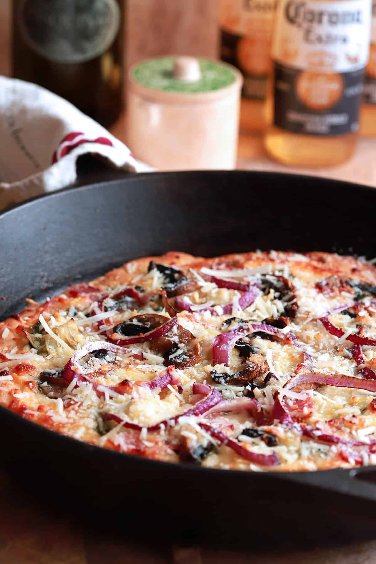 15-Minute Beer Pizza Dough - Pizza - Creative Culinary