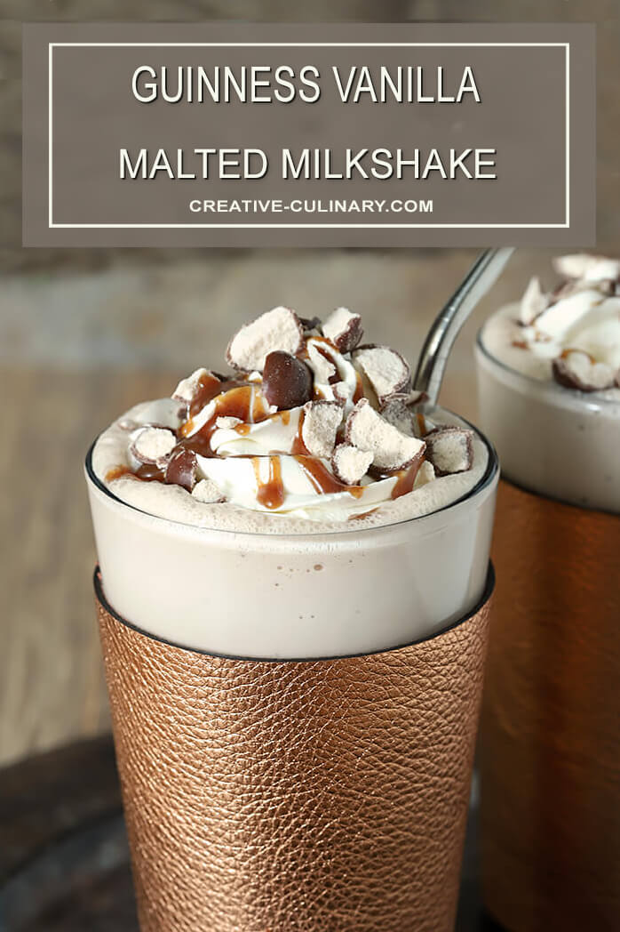 Guinness Vanilla Malted Milkshake - Creative Culinary