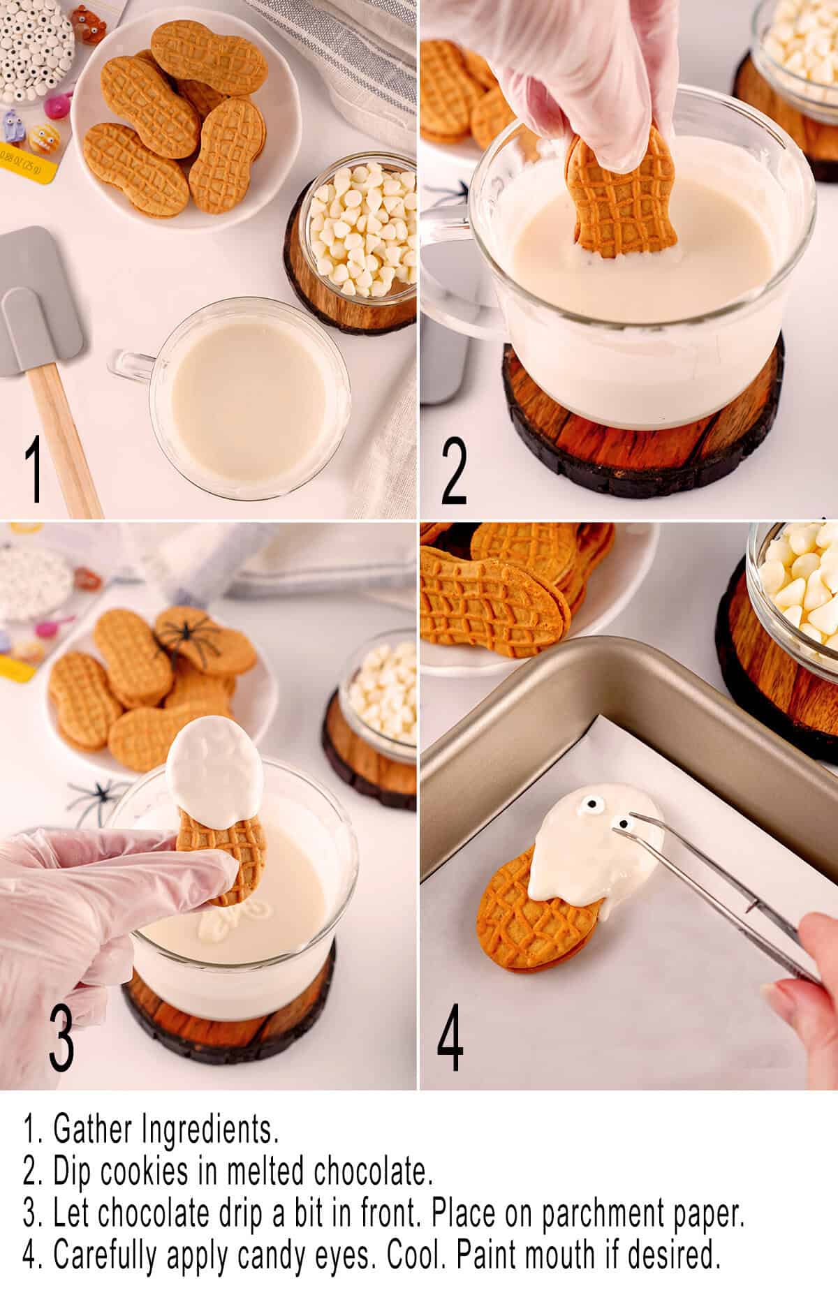 Halloween Ghost Cookies - Creative Culinary