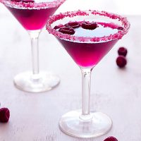 Raspberry Cosmopolitan Cocktail - Creative Culinary