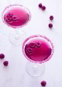 Raspberry Cosmopolitan Cocktail - Creative Culinary