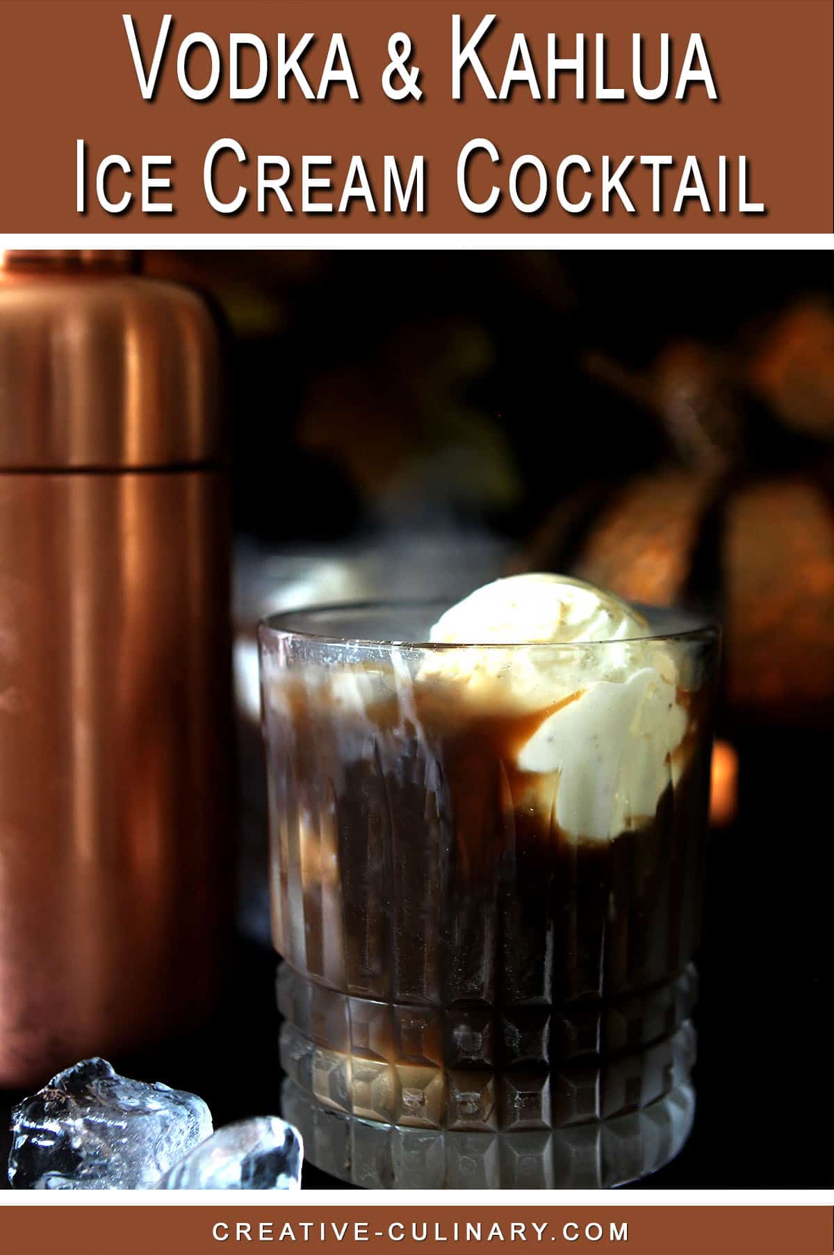 „Vodka & Kahlua“ ledų kokteilis - Pasaulio receptai
