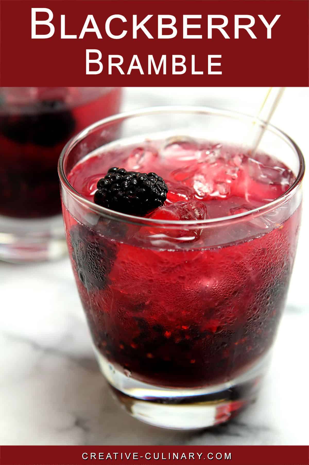 Blackberry Bramble Cocktail - Creative Culinary
