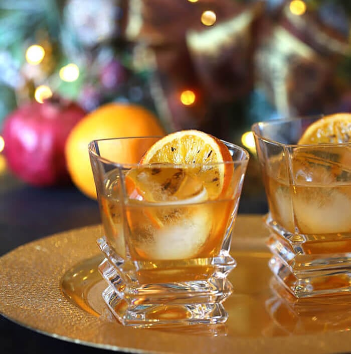 Bourbon Orange Brûlée Cocktail - Creative Culinary