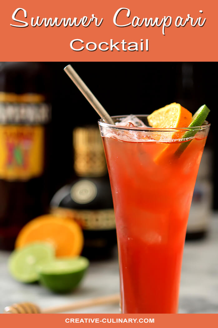 Summer Campari Cocktail - Creative Culinary