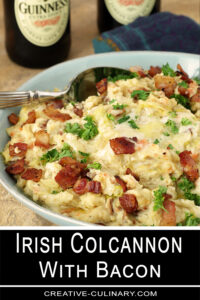 Irish Colcannon with Bacon - Creative Culinary