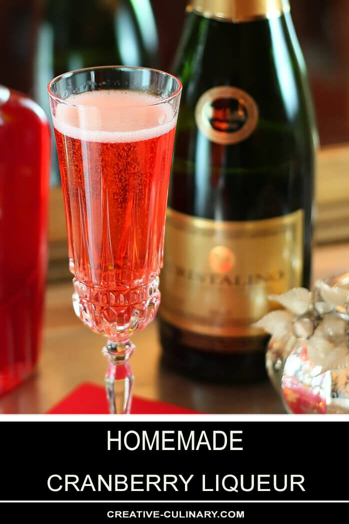 Homemade Cranberry Liqueur - Creative Culinary