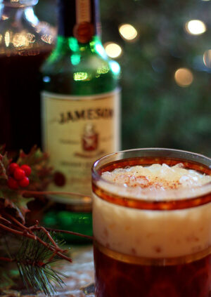 Kahlua, Eggnog and Irish Whiskey Cocktail - Creative Culinary
