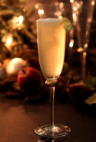 French 77 Pink Champagne Cocktail - Creative Culinary