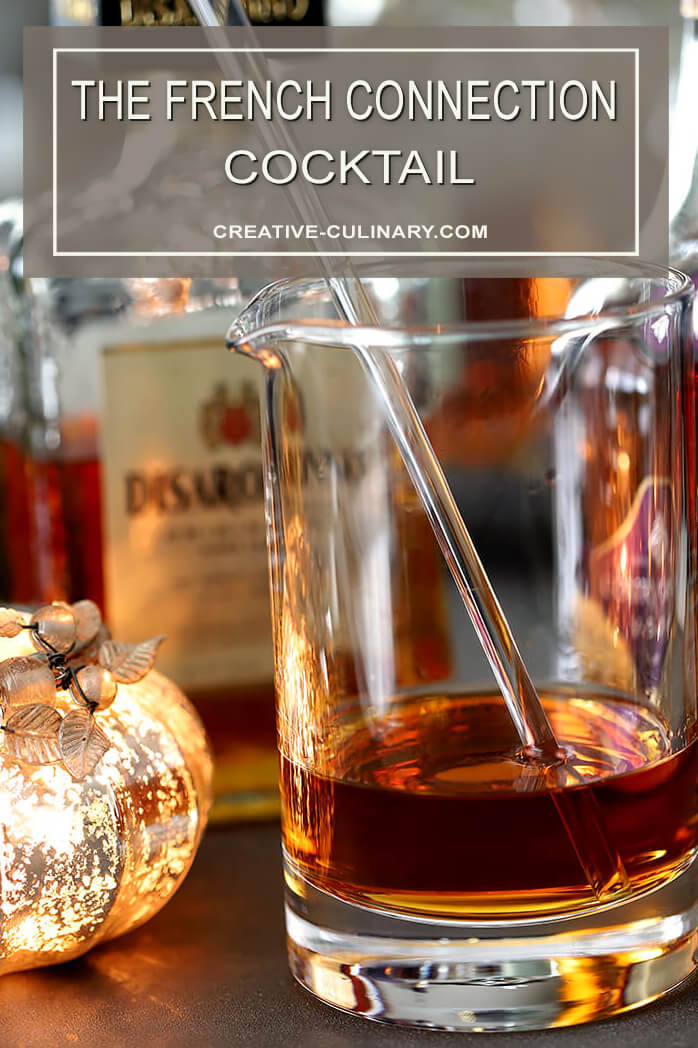 French Connection Cocktail - Cognac and Amaretto - inside.pub