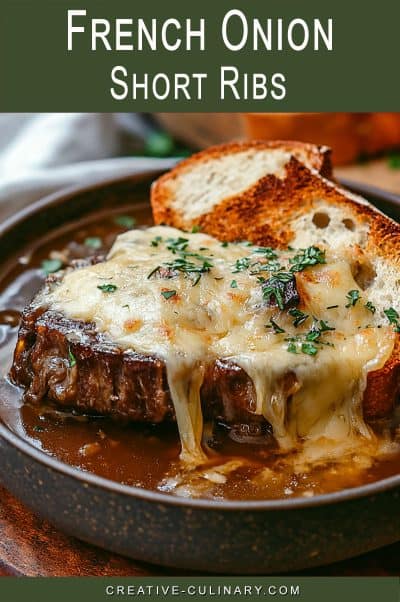 French Onion Short Ribs - Creative Culinary