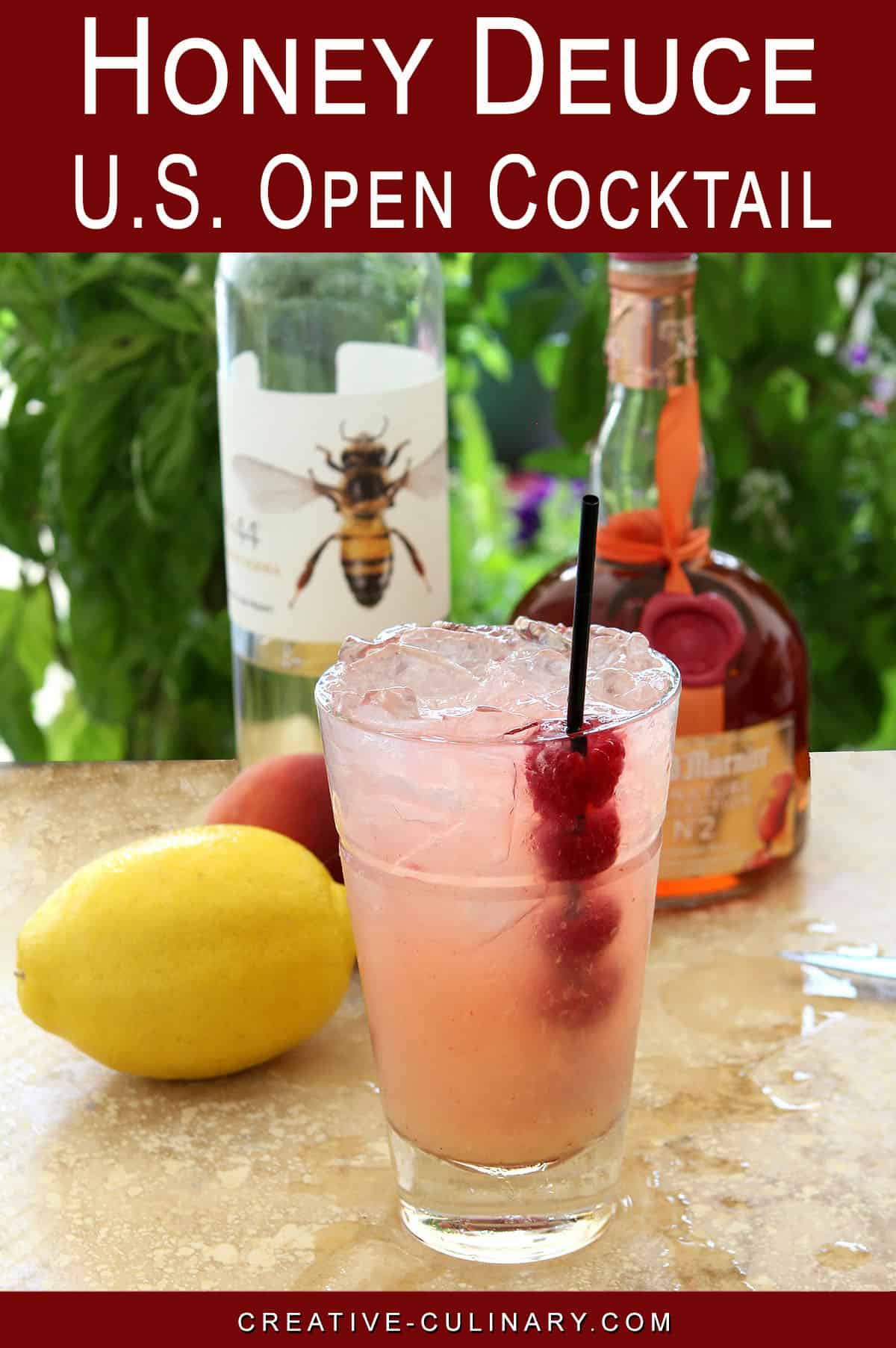 „Honey Deuce“ kokteilis - kūrybinė kulinarija - Pasaulio receptai
