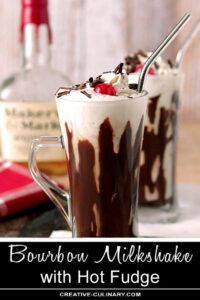 Bourbon and Hot Fudge Milkshake