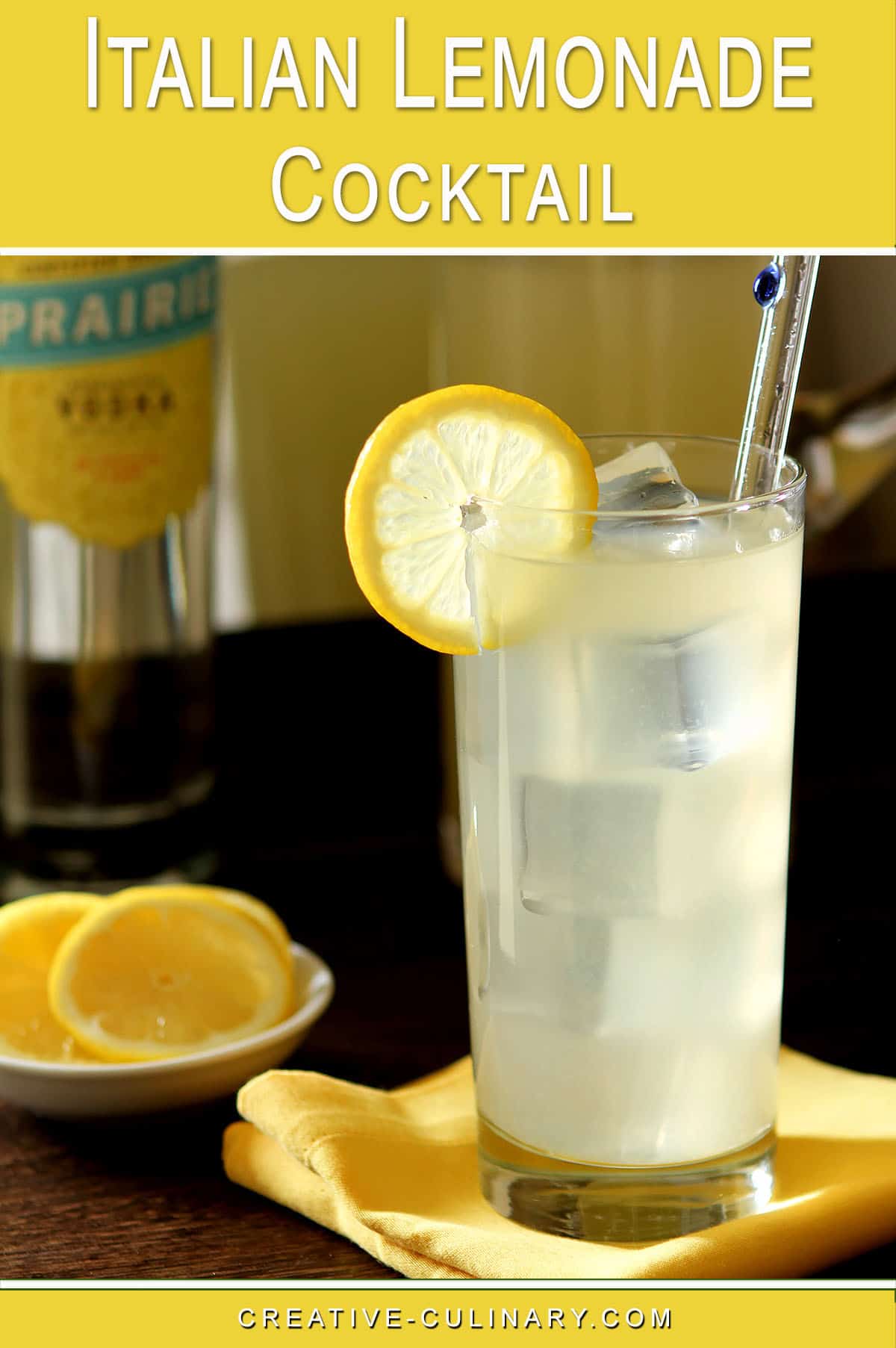 Italian Lemonade Cocktail - Creative Culinary
