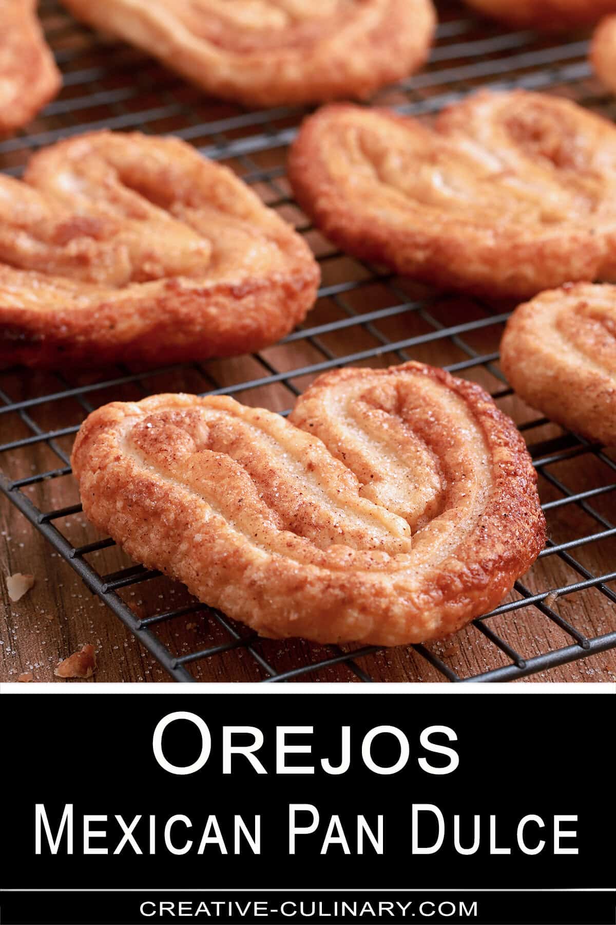 Orejas (Mexican Pan Dulce) - Creative Culinary