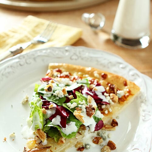 Pear, Gorgonzola and Hazelnut Pizza - Creative Culinary