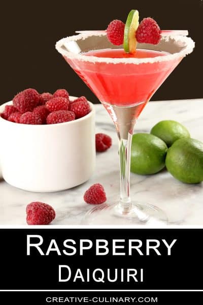 Raspberry Daiquiri Cocktail - Creative Culinary