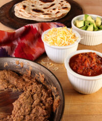Homemade Garlic Refried Beans - Creative Culinary