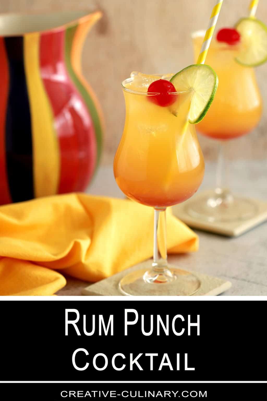 Rum Punch - A Classic Cocktail - Creative Culinary