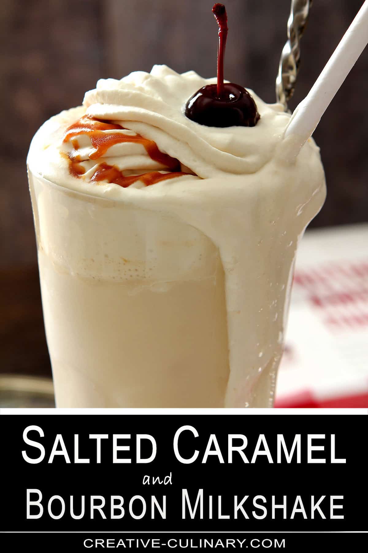 Salted Caramel & Bourbon Milkshake - Creative Culinary