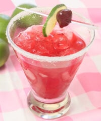 Fresh Cherry Sidecar - Creative Culinary