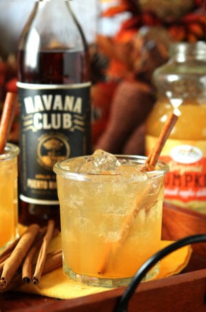 Pumpkin Spiced Apple Cider Cocktail - Creative Culinary