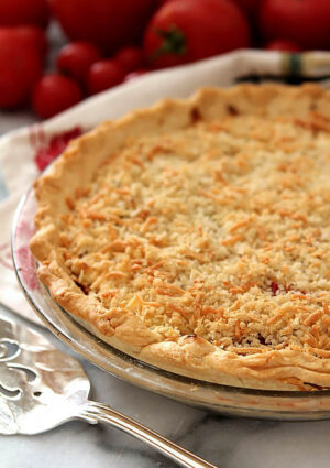 Fresh Tomato Pie - A Summer Must! - Creative Culinary